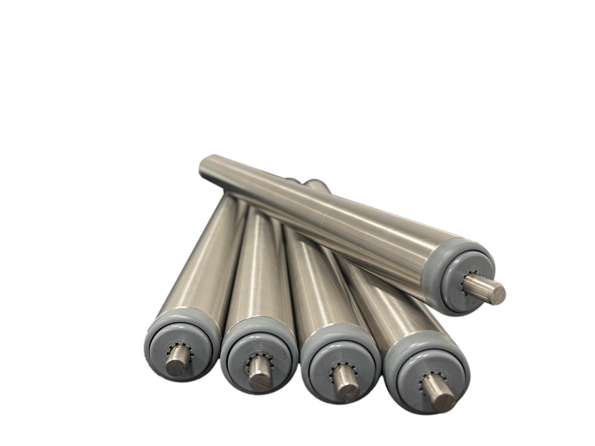 30mm Stainless Steel Conveyor Rollers (8mm Spring-Loaded) 7Kgs KBR ...